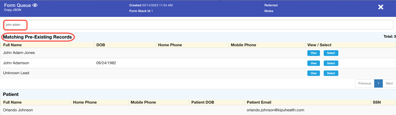Form Queue Processing – Kipu CRM