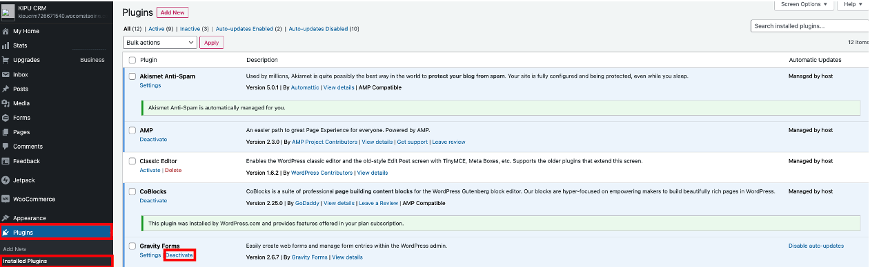 Gravity Forms Integration – Kipu CRM