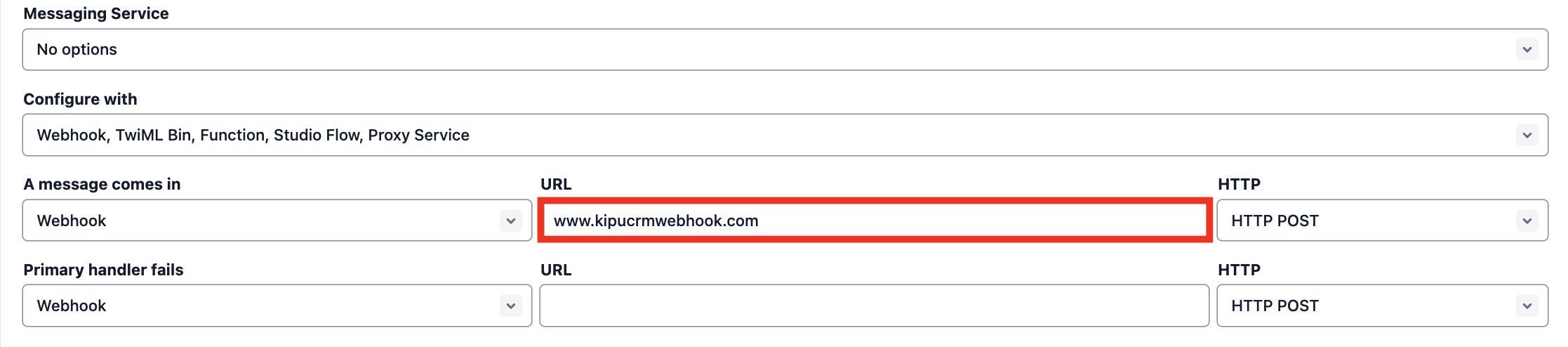 Twilio Integration Setup Guide – Kipu CRM