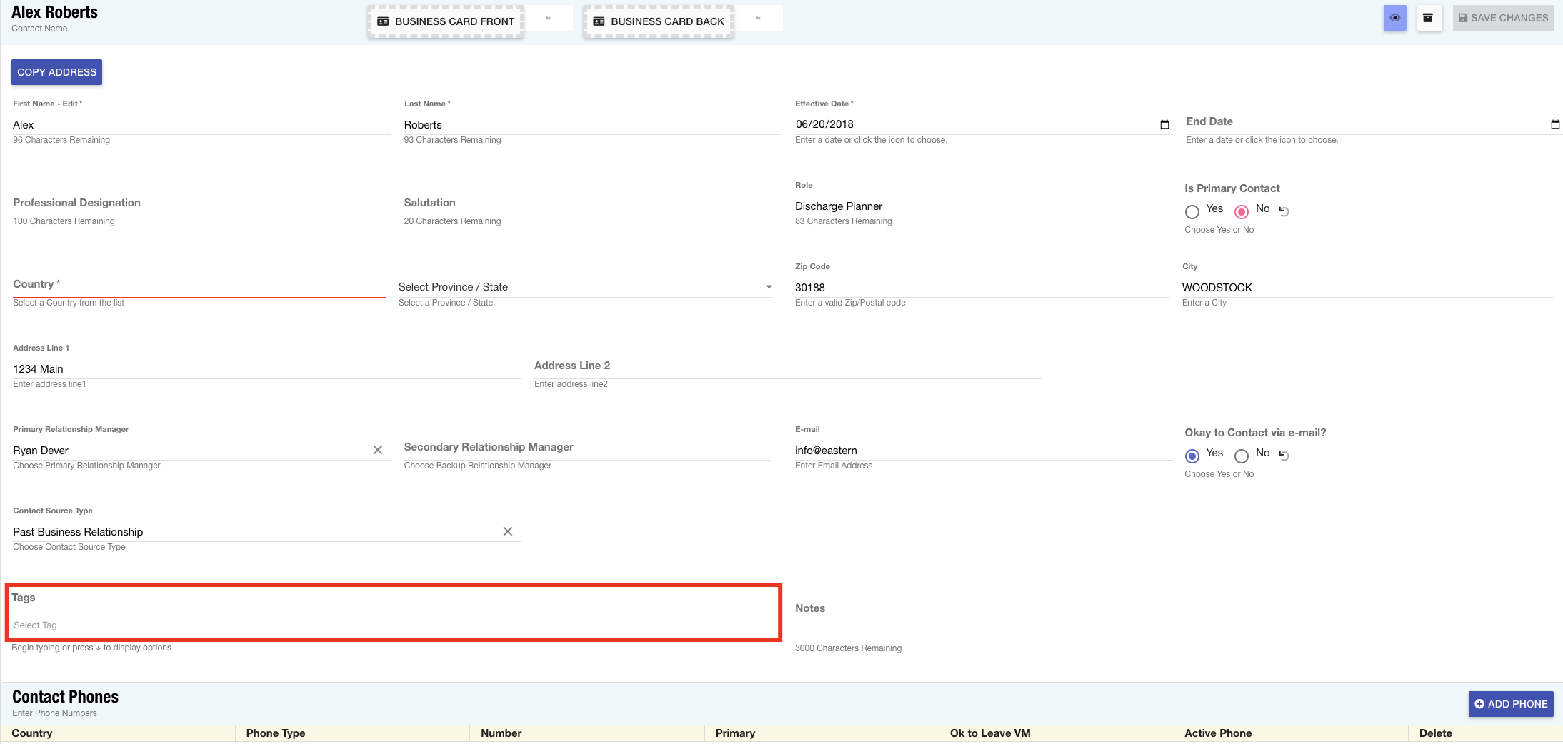 Custom Tags Feature – Kipu CRM