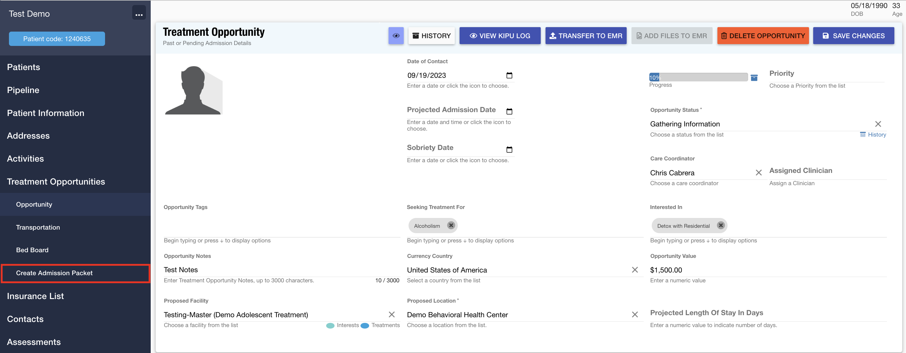 How to Create an Admissions Packet – Kipu CRM