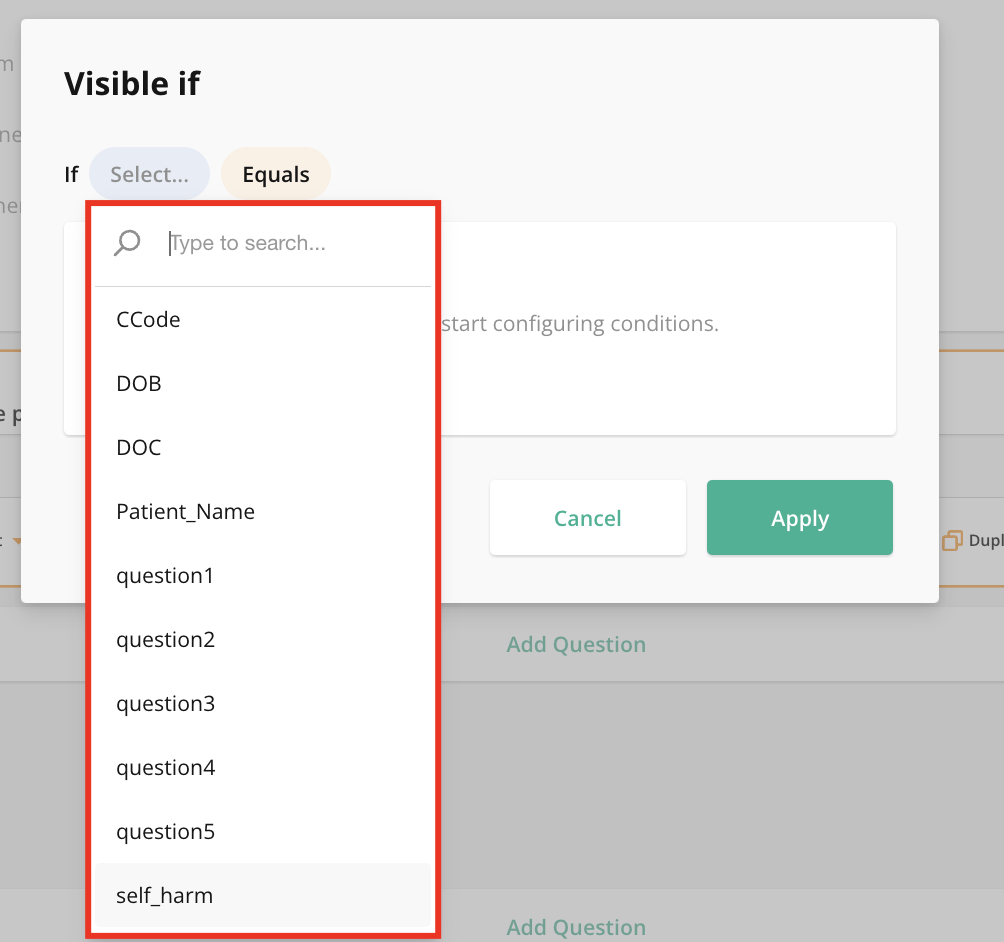 Assessment Designer: Conditional Logic – Kipu CRM