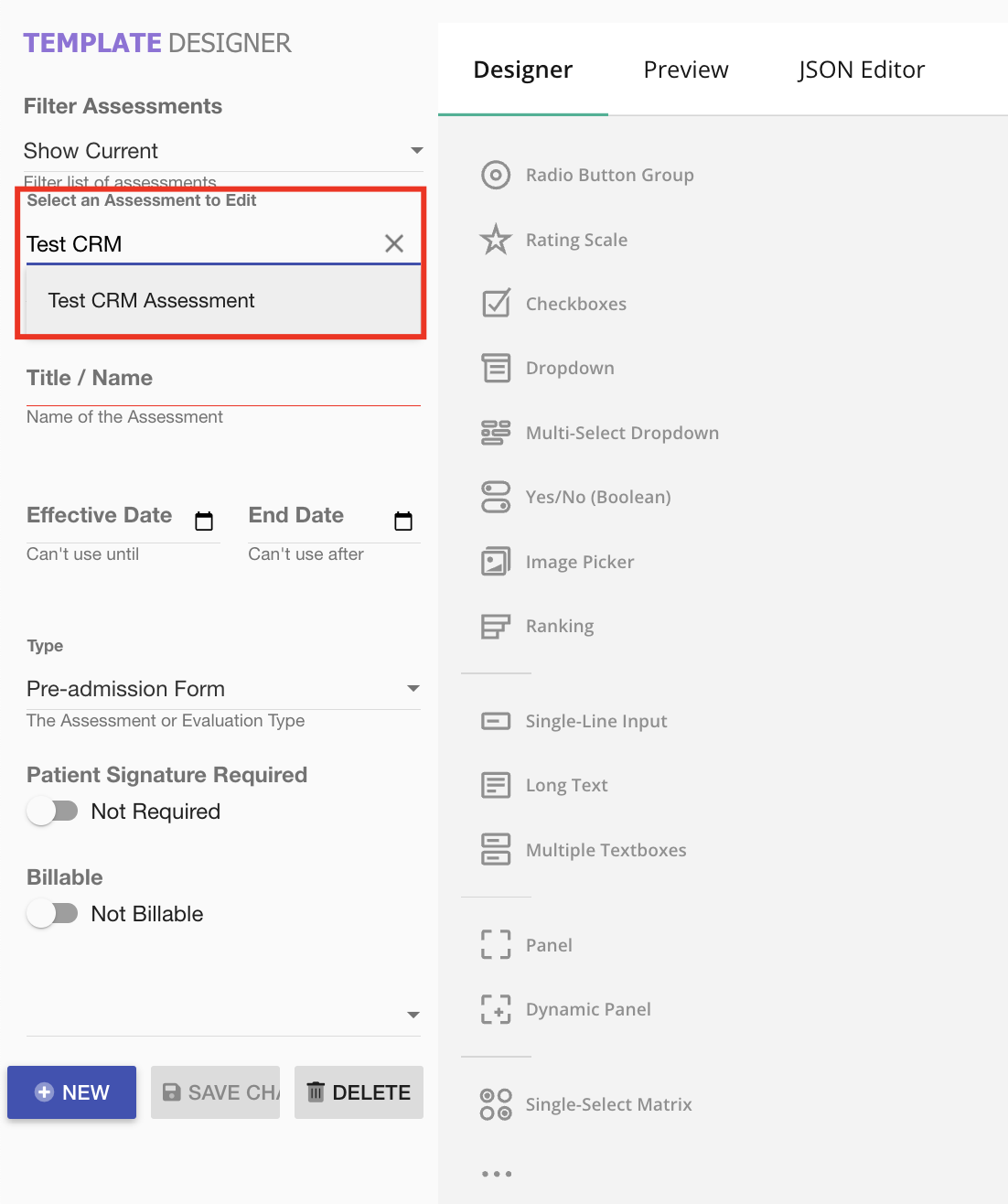 Template Designer Conditional Logic Kipu Crm