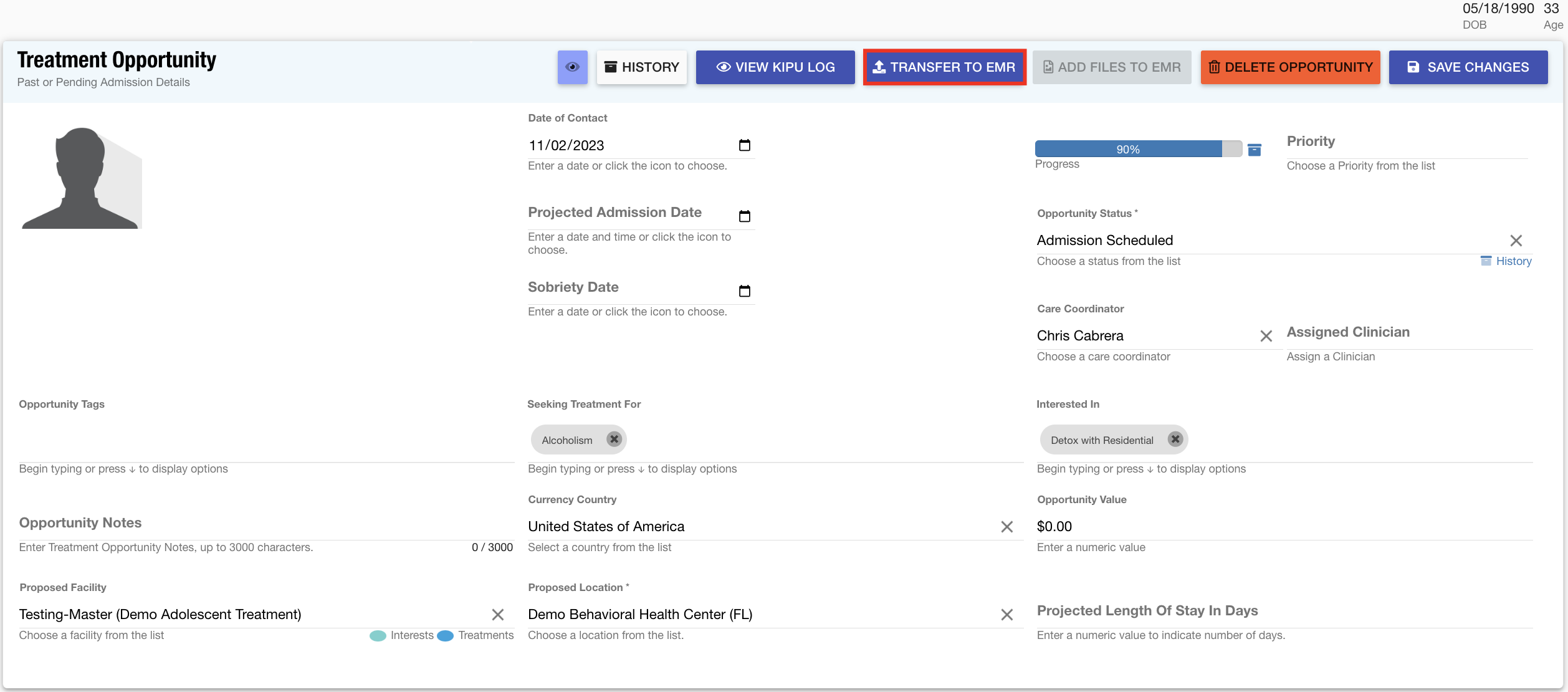 Template Designer: Live Forms Feature – Kipu CRM