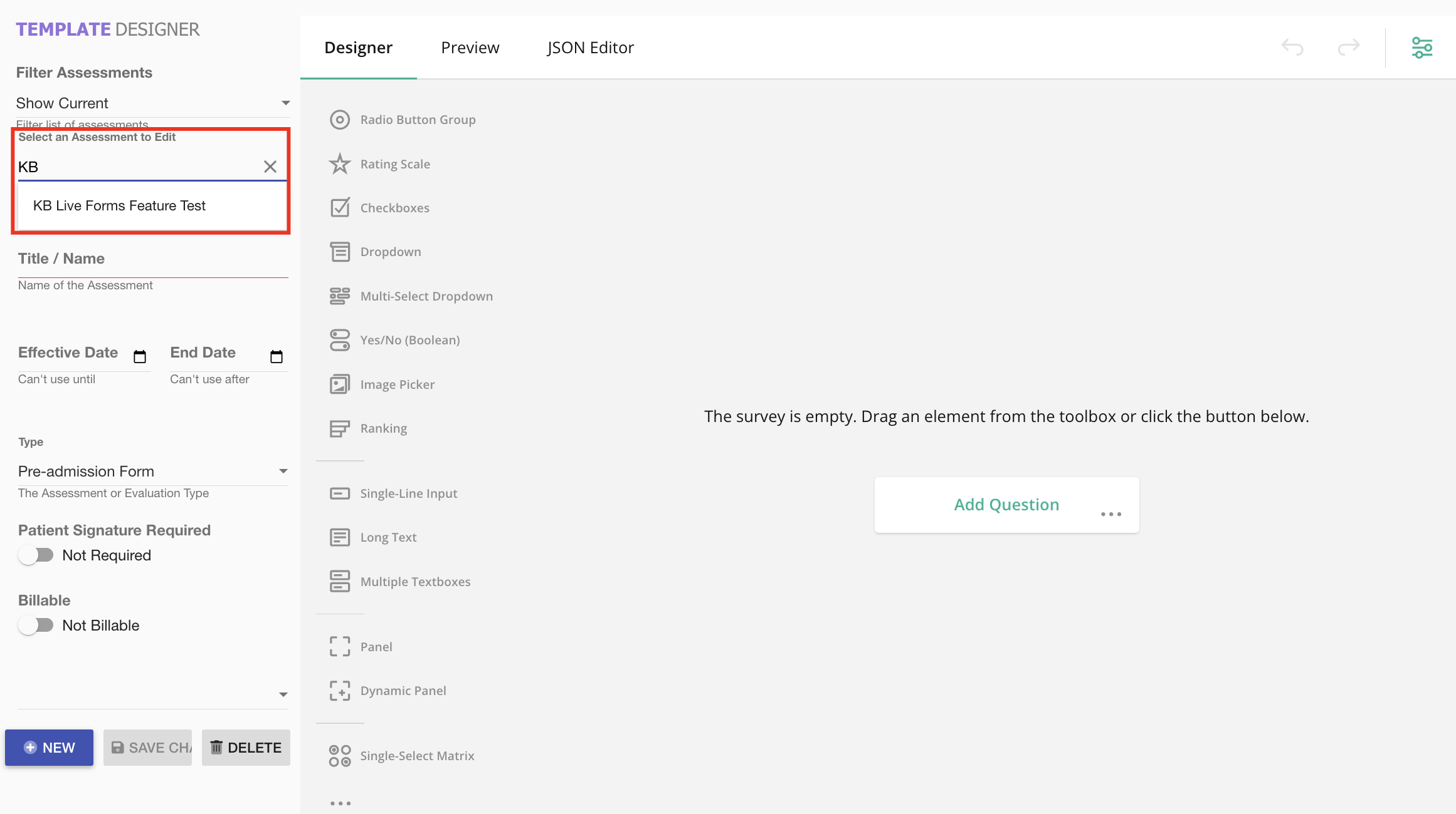Template Designer: Live Forms Feature – Kipu CRM