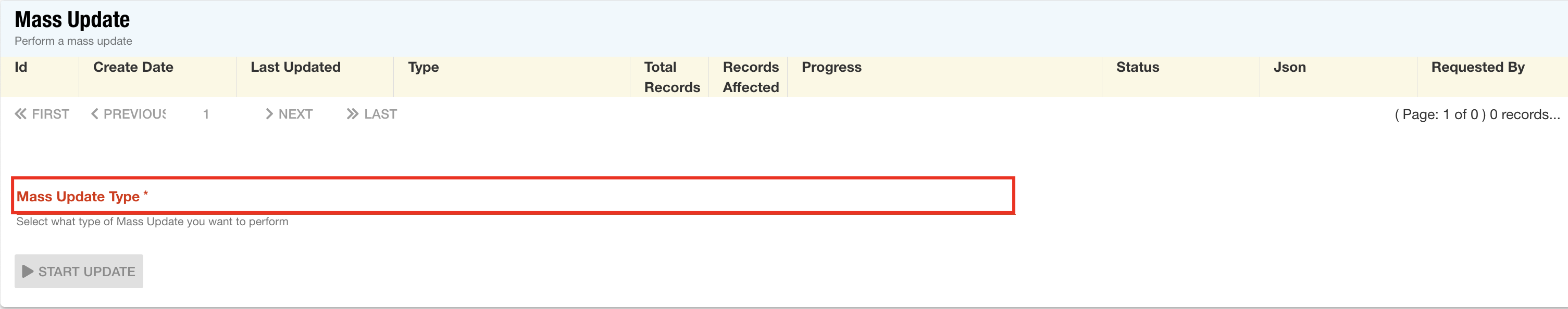 Mass Update Feature Kipu Crm 