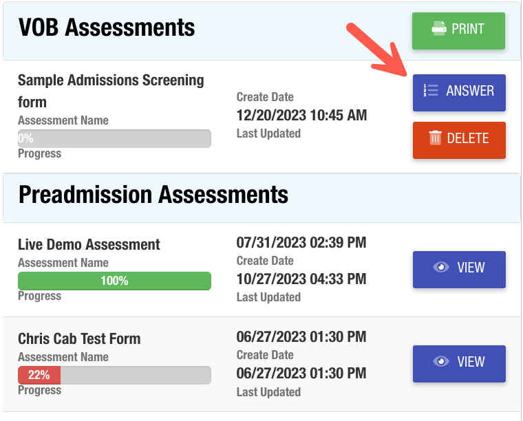 Phone VOB – Kipu CRM