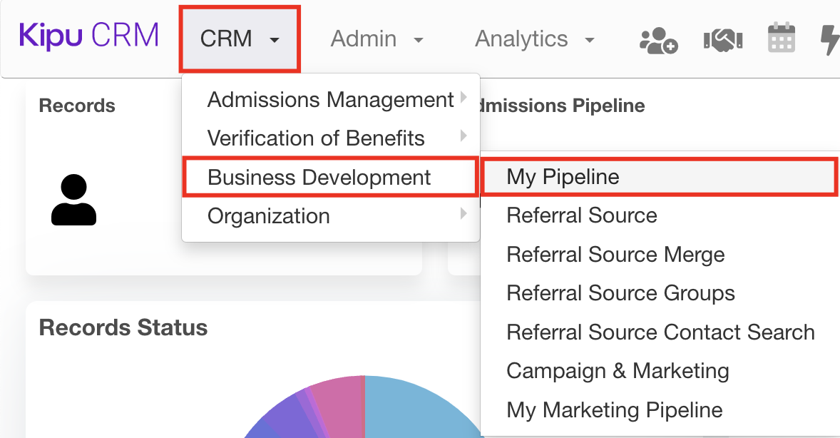 BD Pipeline – Kipu CRM