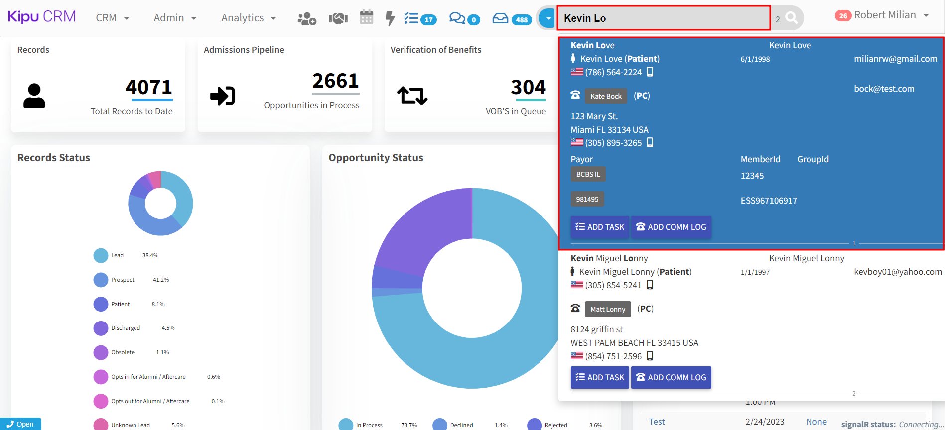 How Do I Associate An Insurance Record To a Treatment Opportunity ...