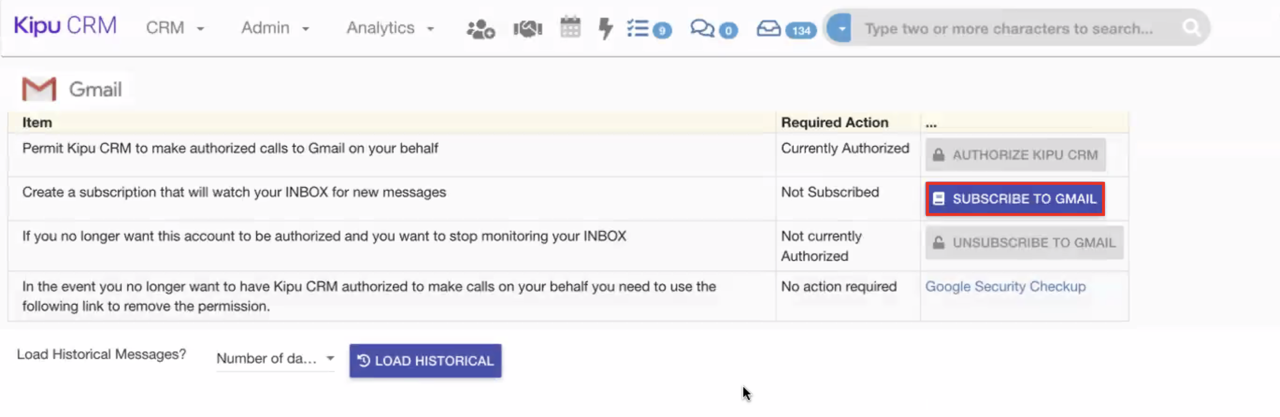 How Do I Remove or Re-Authenticate My Gmail Integration? – Kipu CRM