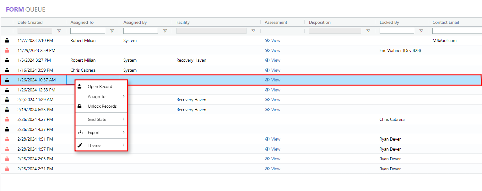 How Can I Assign Someone To A Form Queue Record? – Kipu CRM