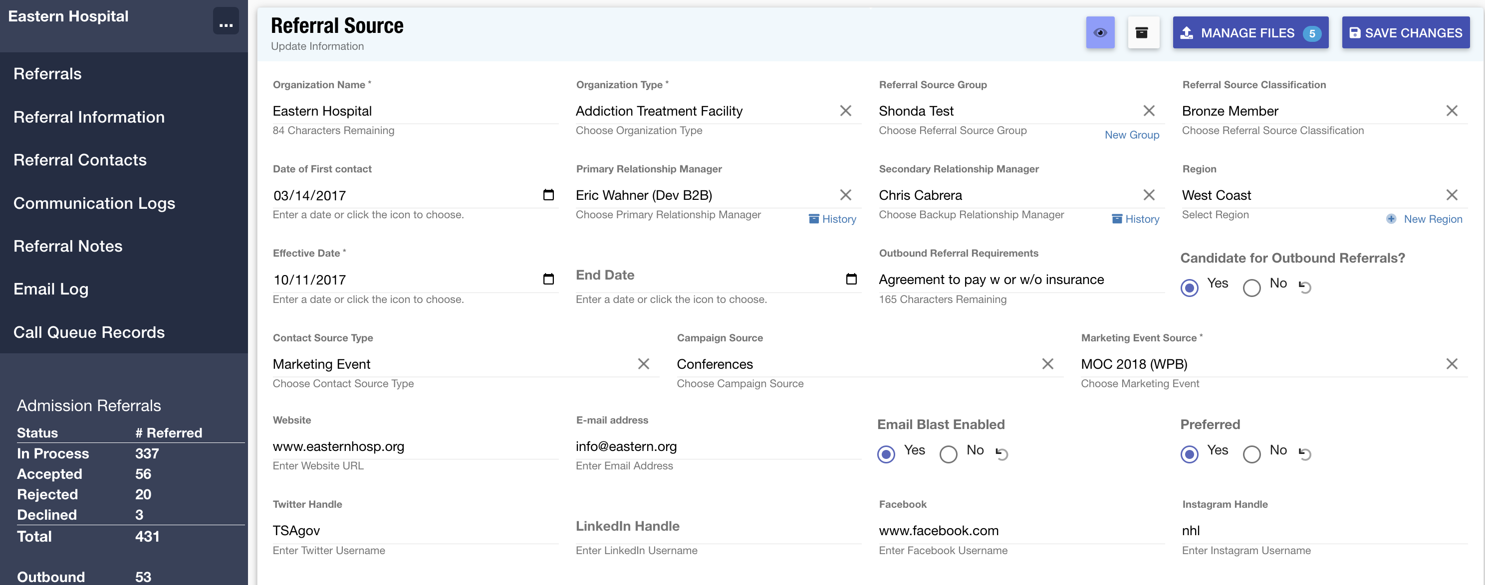 Referral Source Communication Logs: Discussion Feature – Kipu CRM