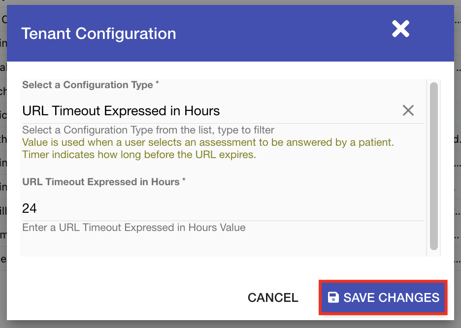 How To Configure The URL Click & Request Timeout Expressed in Hours Configurations? – Kipu CRM