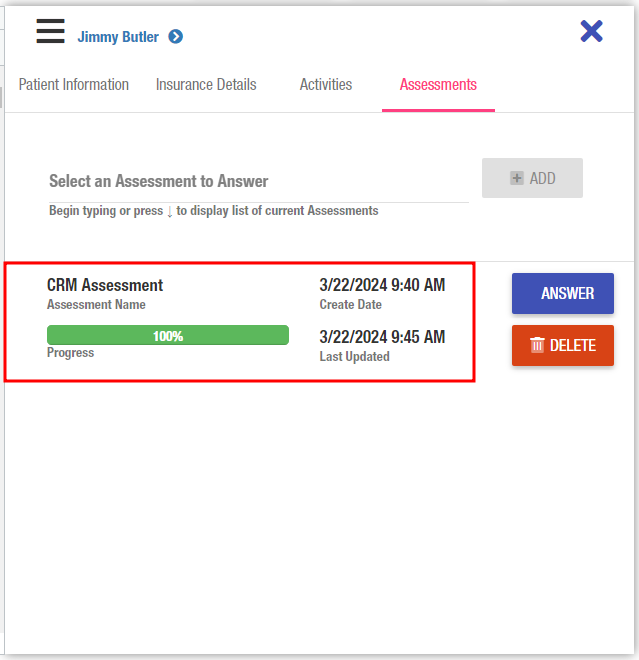 How Can I Perform An Assessment Via The Focus Panel? – Kipu CRM