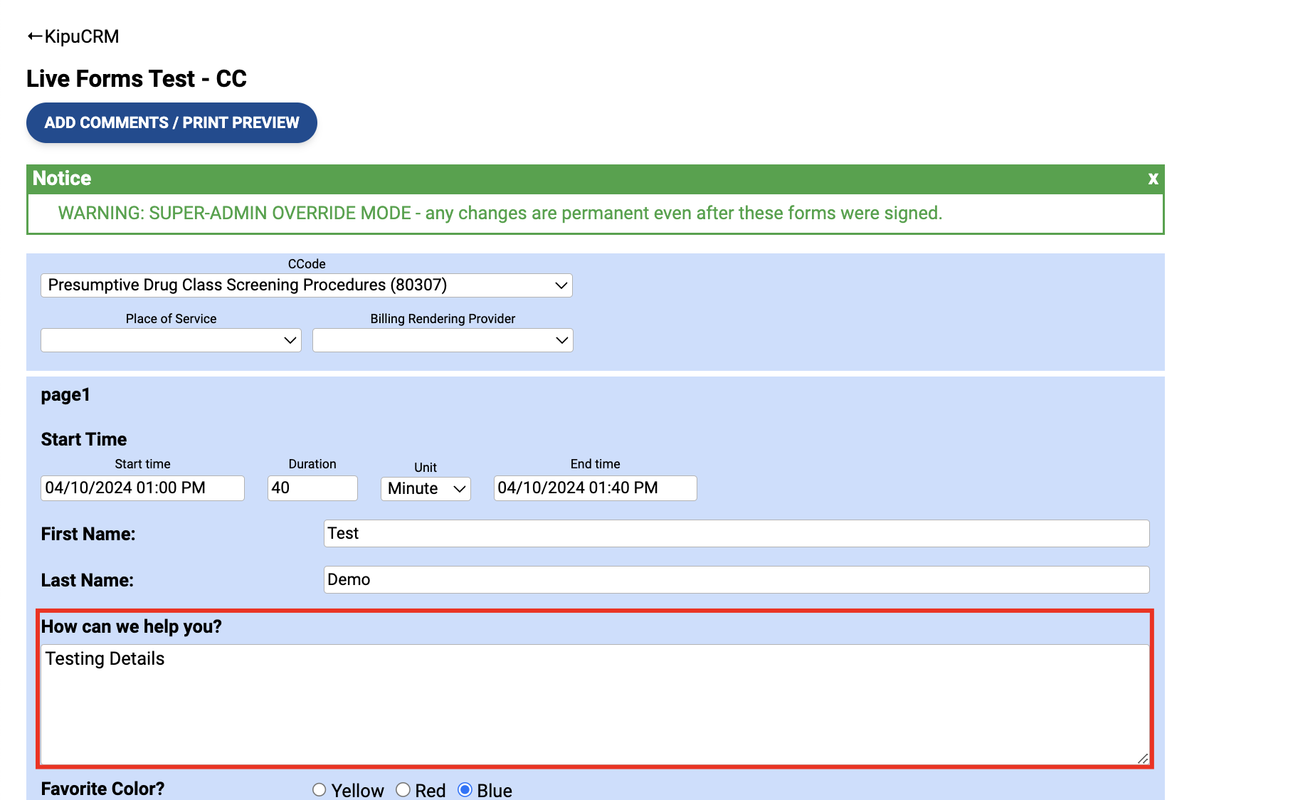 How Do I Set Up Pre-Population From My CRM Live Form To An EMR Template ...